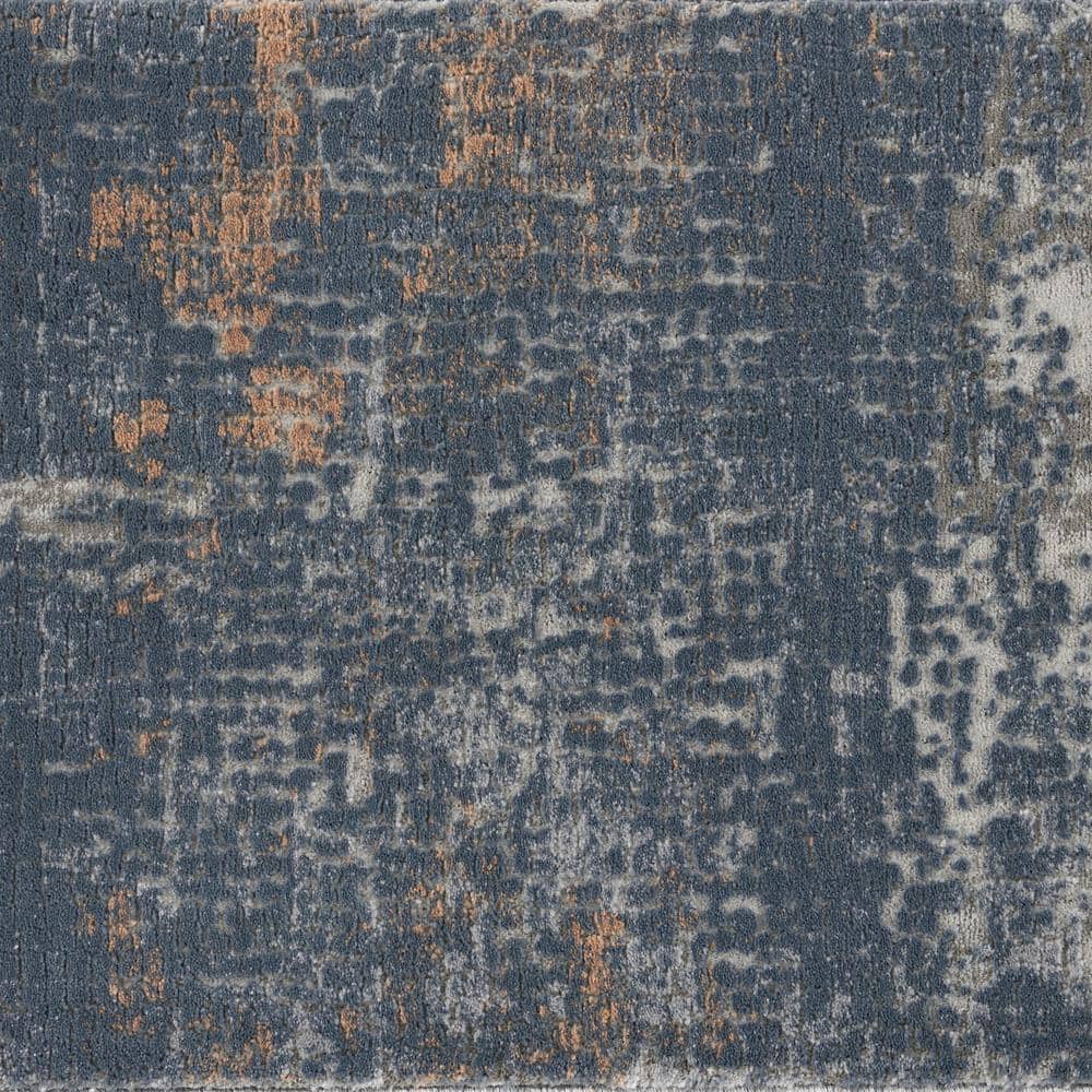 Natural Harmony Frenzy Slate Gray 13.2 ft. 95 oz. Olefin Pattern Carpet ...