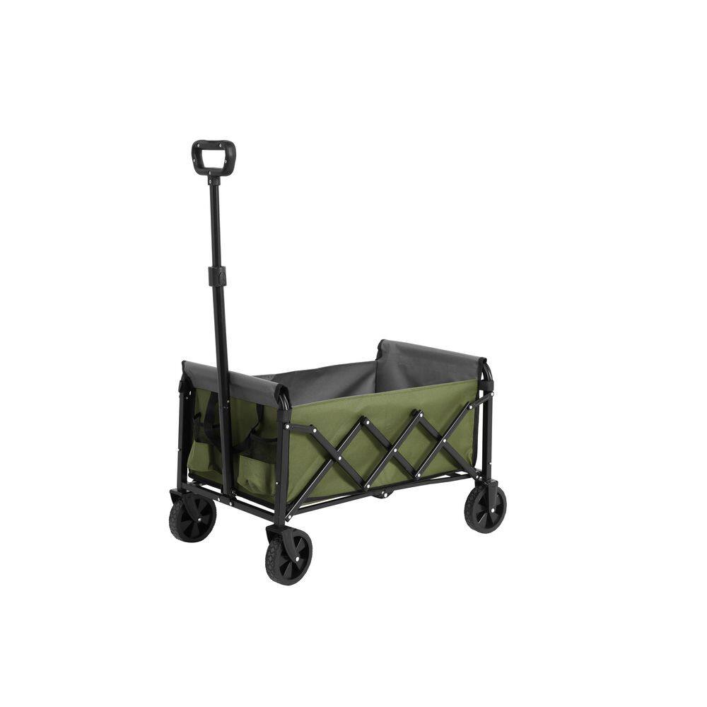ECOCHIC SPACES INC New Army Green Outdoor Utility Serving Cart ...