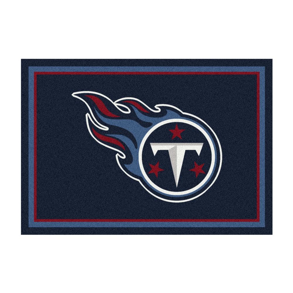 IMPERIAL NFL 4 ft. x 6 ft. Tennessee Titans spirit rug IMP 521-5028 ...