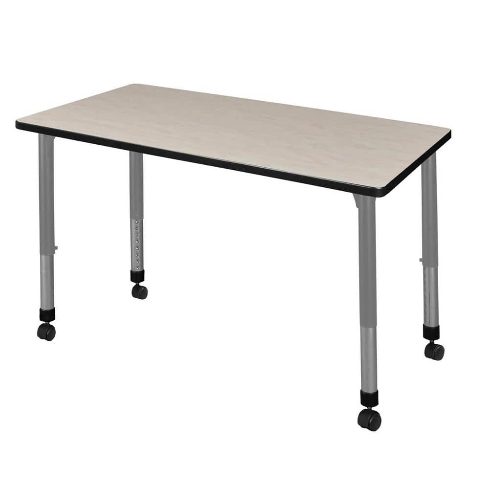 Regency Kee 42 in. Rectangular Maple Composite Mobile Classroom ...