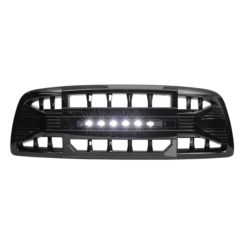 AMERICAN MODIFIED Armor Grille for 2009 to 2012 Dodge Ram 1500, Glossy Black AMDEBA00147 - The ...