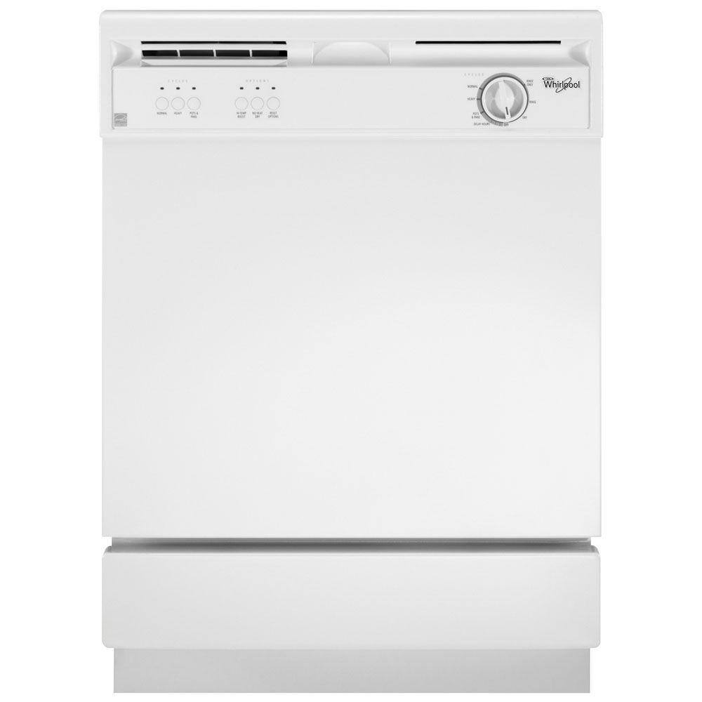 Whirlpool Front Control Dishwasher in White DU850SWPQ - The Home Depot