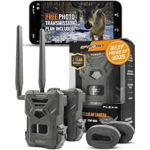 SpyPoint Flex-M Cellular Trail Camera-28MP, 720p, Night Vision, Motion ...