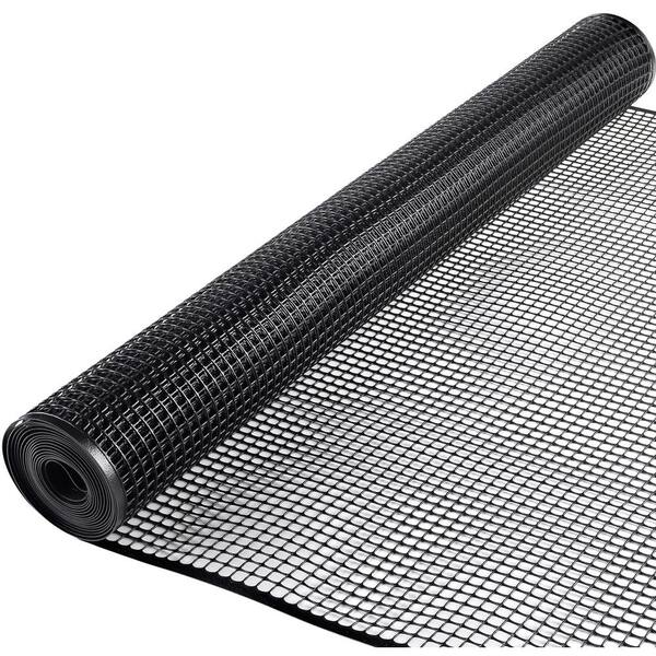 BOEN 3 ft. x 50 ft. Black Plastic Hardware Net HN-60017 - The Home Depot