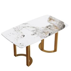 Reviews for Magic Home 63 in. Round Edge Sintered Stone Pandora ...