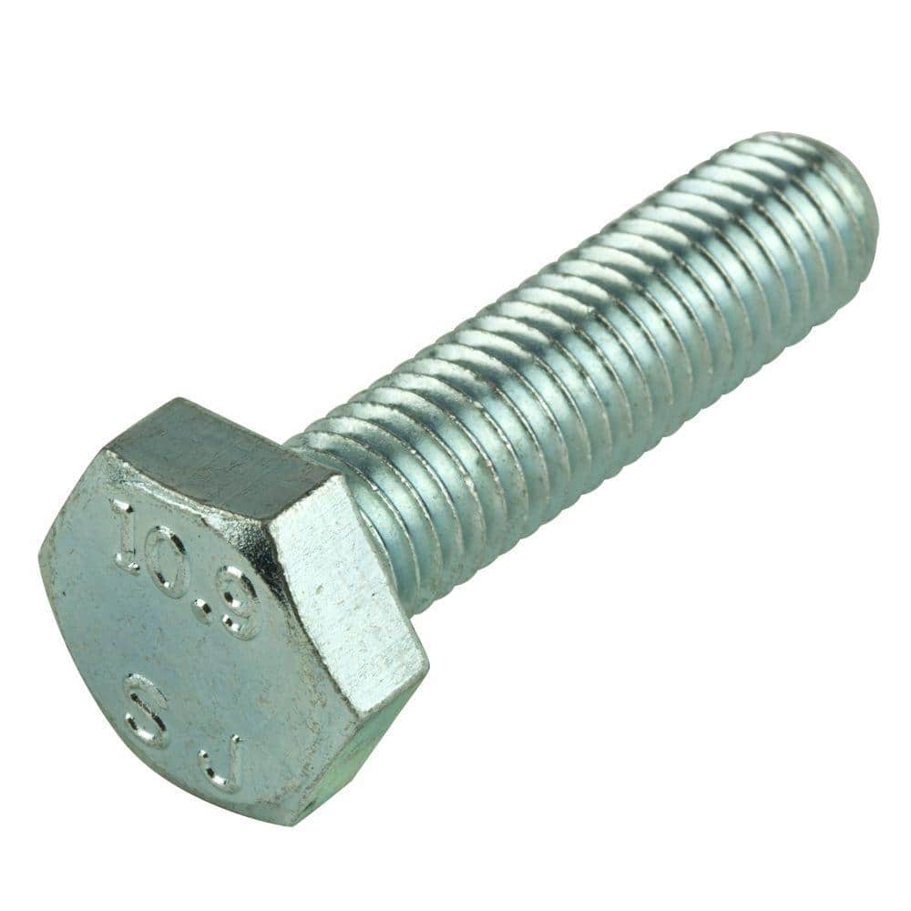 Everbilt M10-1.5x40mm Zinc Hex Head External Hex Drive Cap Screw 2 ...