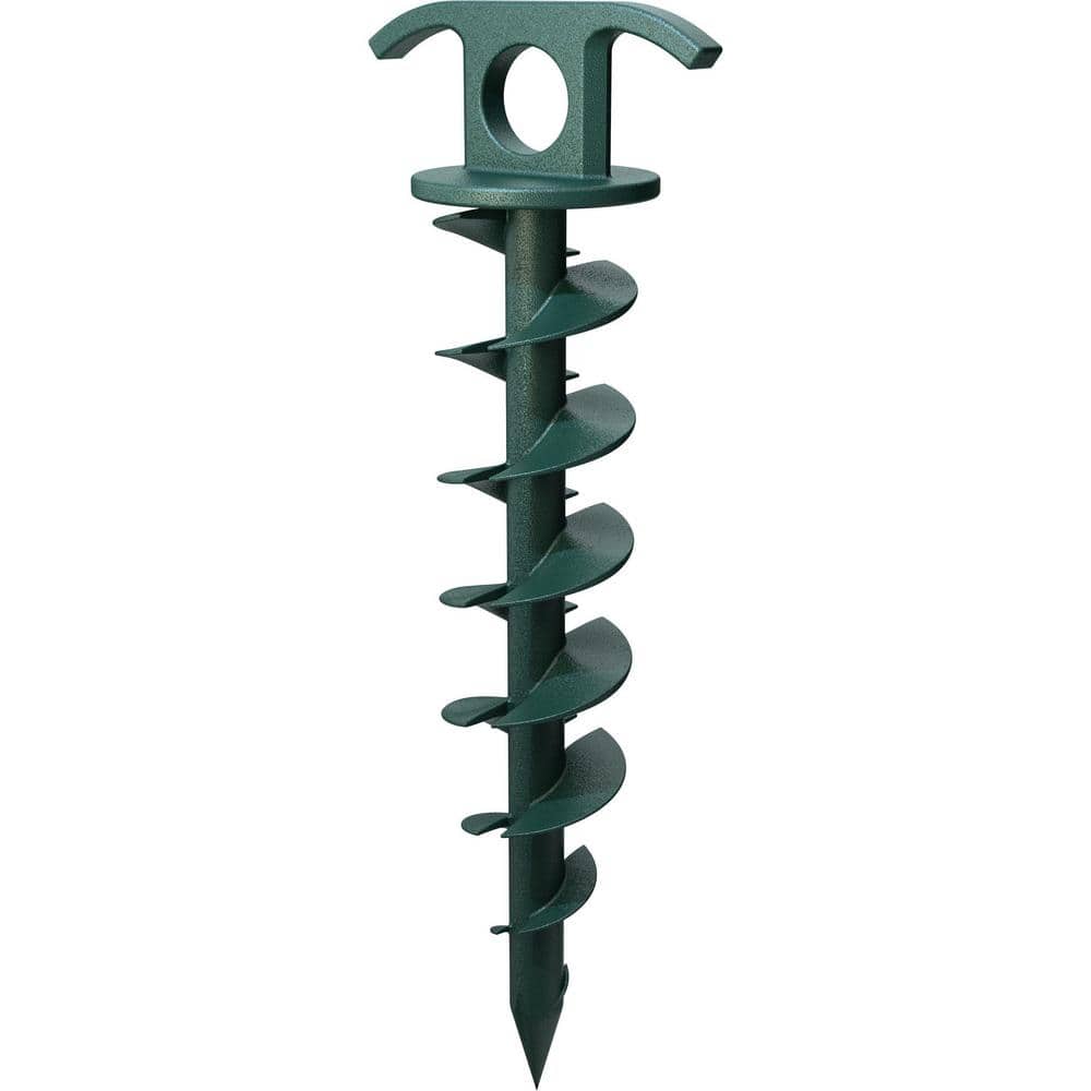 Vortex 10 in. Spiral Ground Anchor for Yard ANCPS10-HSG-L1 - The Home Depot