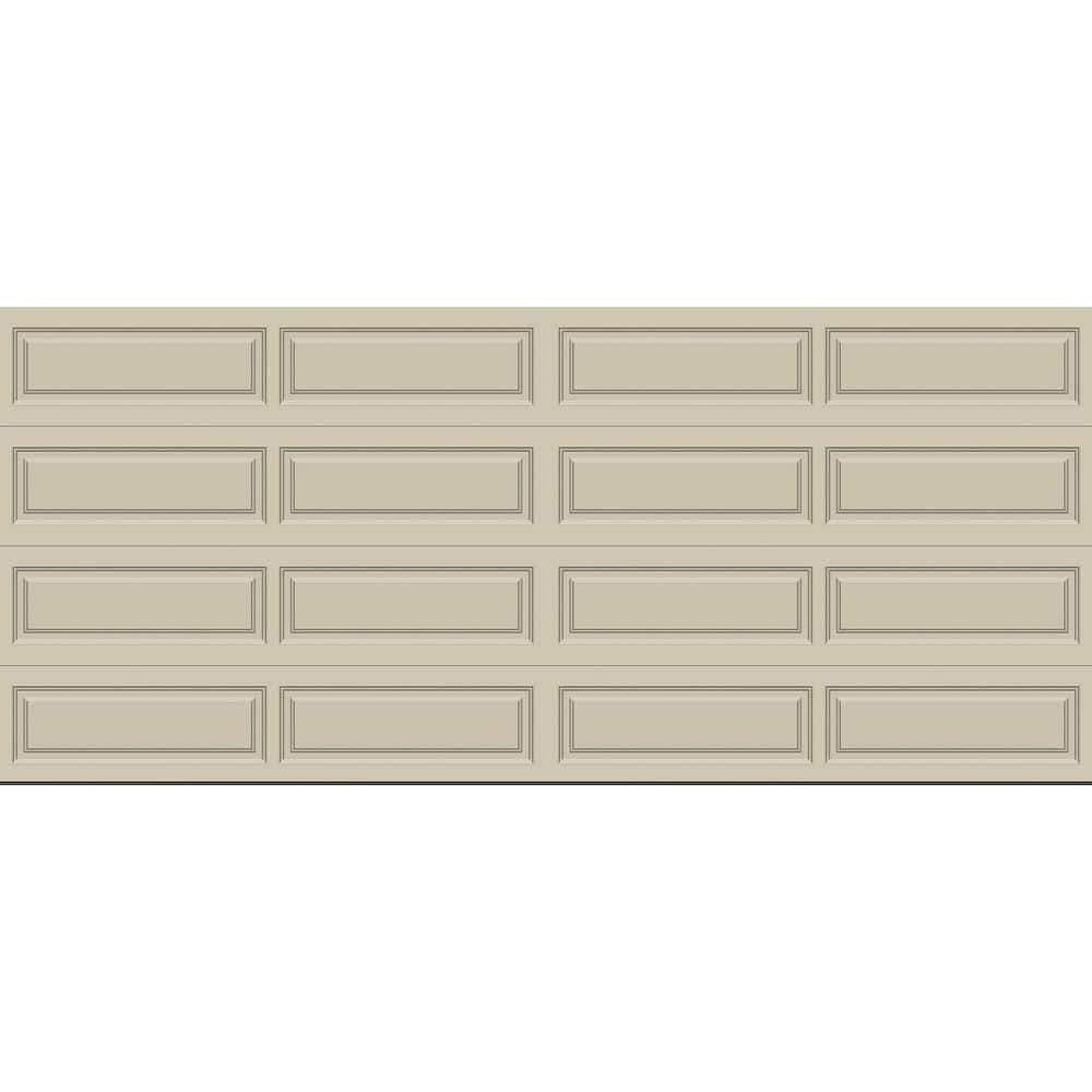 Clopay Classic Steel Long Panel 16 ft. x 7 ft. Insulated 12.9 R-Value ...