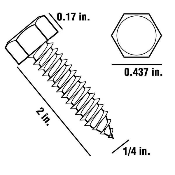 Lag Bolt Sizes Specifications AFT Fasteners 58 OFF