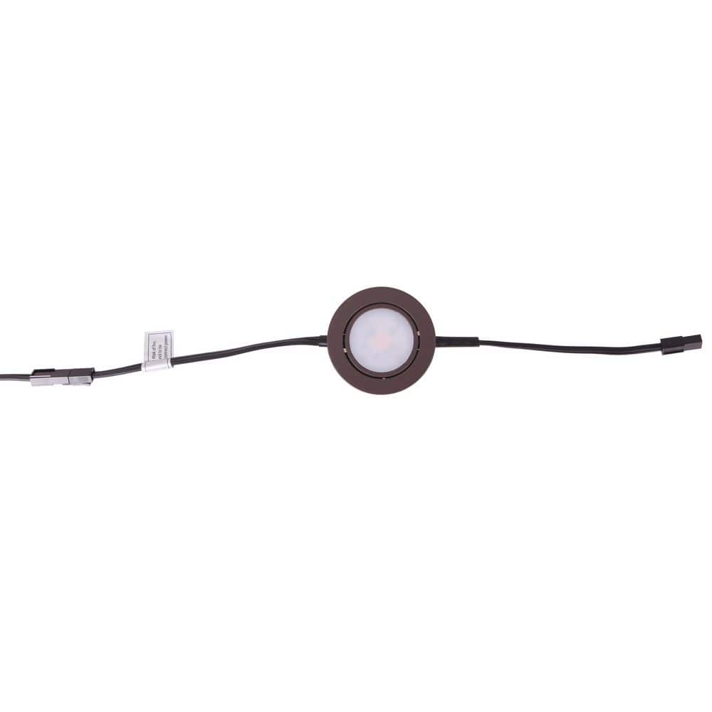 CRAFTMADE Hardwired 1 Light Dimmable Integrated LED Under Cabinet Puck ...