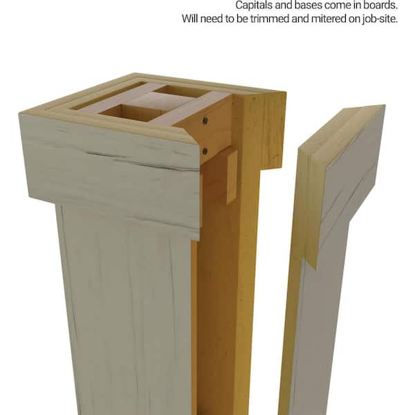 Decorative Wood Column Wraps | Shelly Lighting