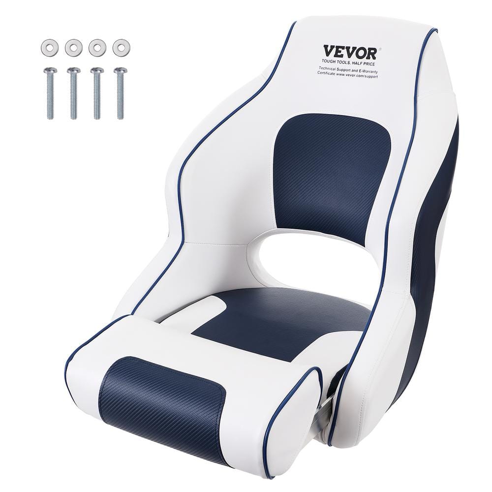 VEVOR Captain Bucket Seat Boat Seat Flip Up Boat Seat with Thickened ...