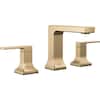 Delta Velum Gold 8 in. Widespread Double Handle Bathroom Faucet with ...