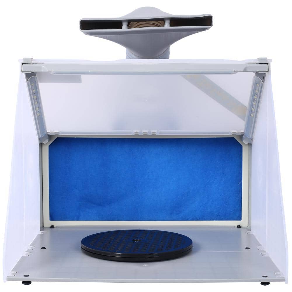 Tidoin Portable Airbrush Spray Booth with 3 LED Lights, Extra Filter ...