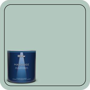 BEHR PREMIUM PLUS 8 oz. #480E-3 Marina Isle Flat Interior/Exterior ...