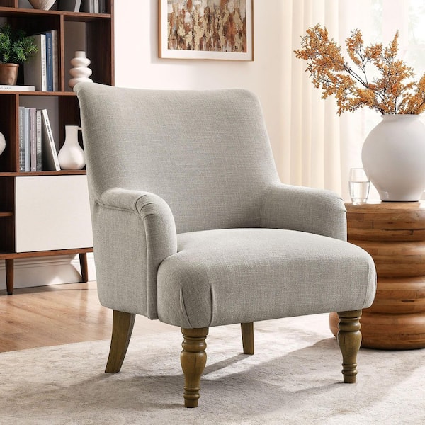 MODWAY Modway Ellington Living Room Accent Armchair in Linen EEI-7057 ...