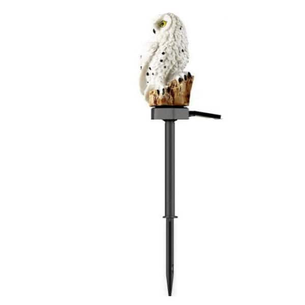 Solar Lights Outdoor Decorative Resin Owl Solar LED Lights with Garden ...