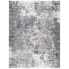 SAFAVIEH Aston Gray/Ivory 8 ft. x 10 ft. Distressed Abstract Area Rug ...
