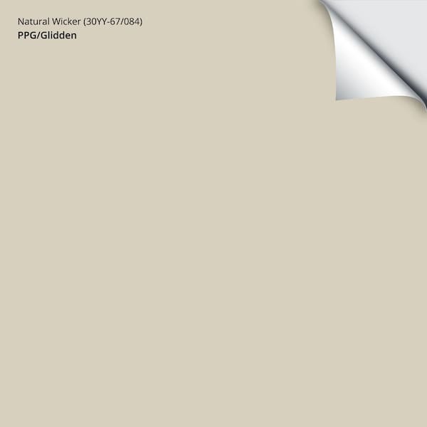 Samplize Match of PPG/Glidden Natural Wicker (30YY-67/084): 12 in. x 12 ...