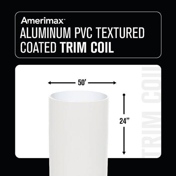 Textured White Aluminum Trim Coil 24" Aluminum Trim Coil | Colored