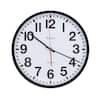 Victory Lighting LLC Tempus 13 in. Black Wall Clock TC6236RF - The Home ...