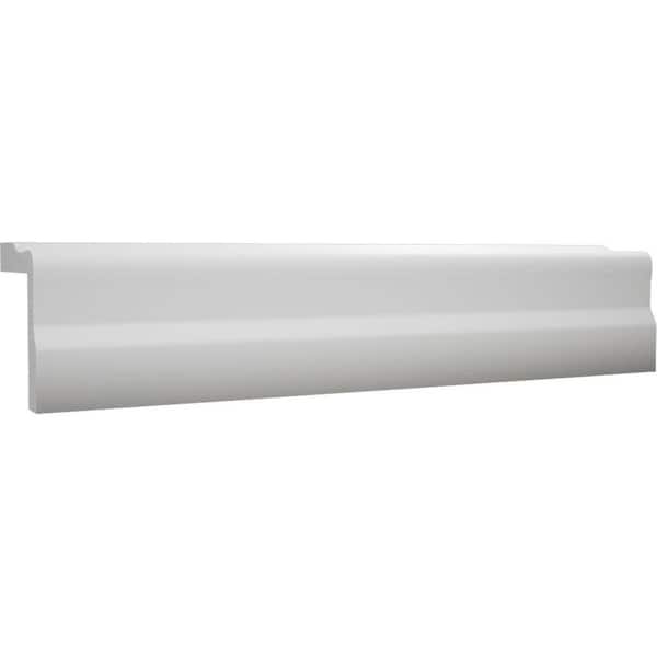 Royal Mouldings 5165 1 in. x 1 in. x 8 ft. PVC Composite White Colonial ...