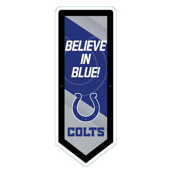 Evergreen Indianapolis Colts Pennant 9 in. x 23 in. Plug-in LED Lighted ...