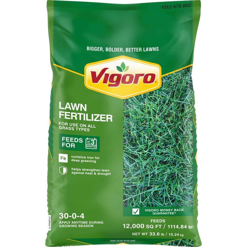Vigoro Dry Lawn Fertilizer 30-0-4 12M 33.6 lb. 100551618 - The Home Depot