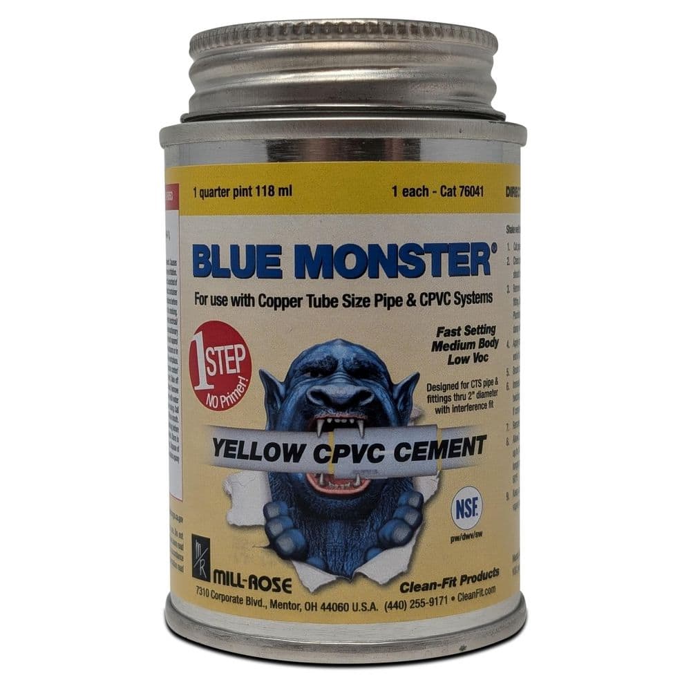 Blue Monster 4 oz. CPVC Cement 76041 - The Home Depot