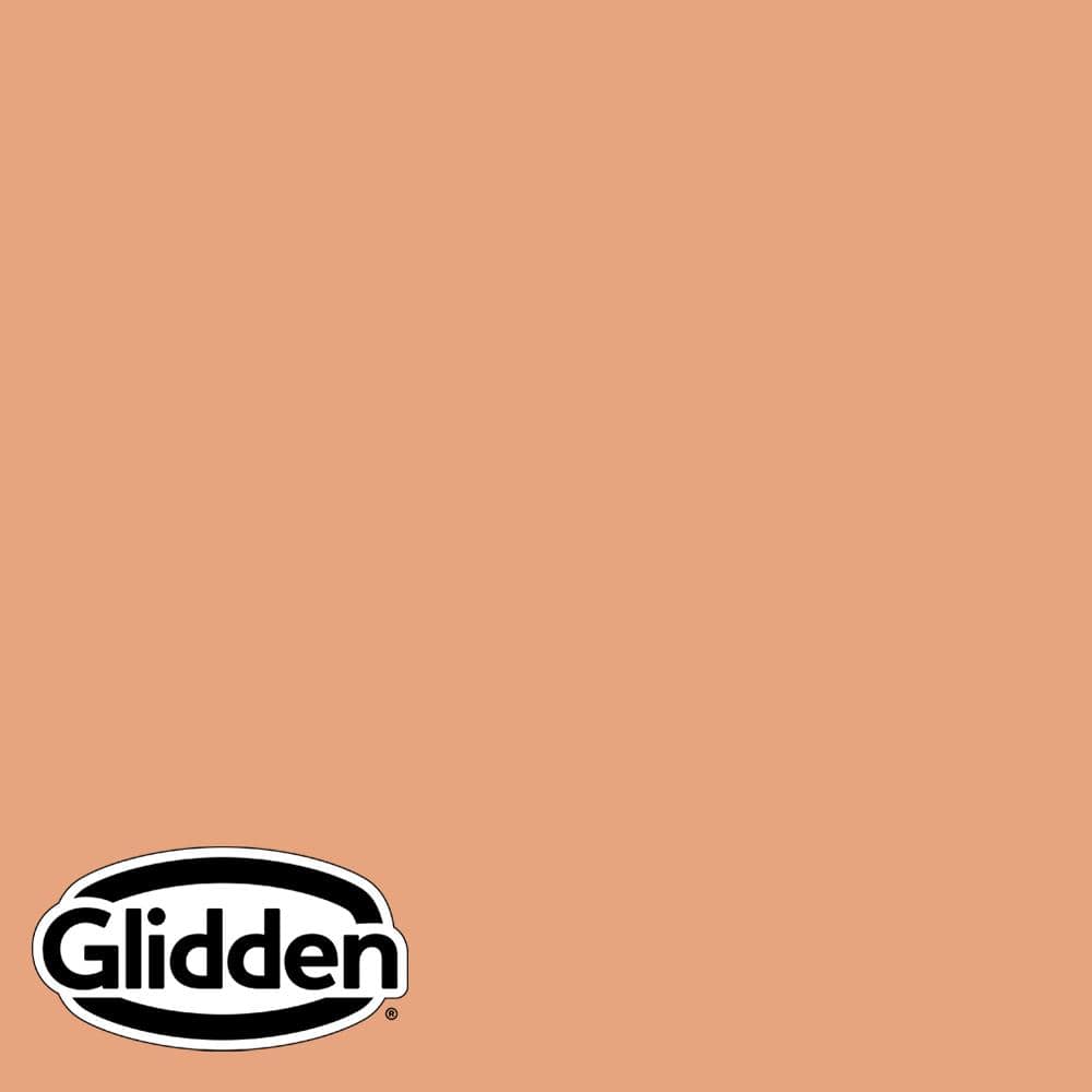 Glidden Premium 5 gal. PPG1200-4 Orange Clay Flat Exterior Latex Paint ...