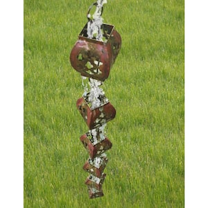 Sunflower Cup Rain Chain with Basin SCRC-1 - The Home Depot