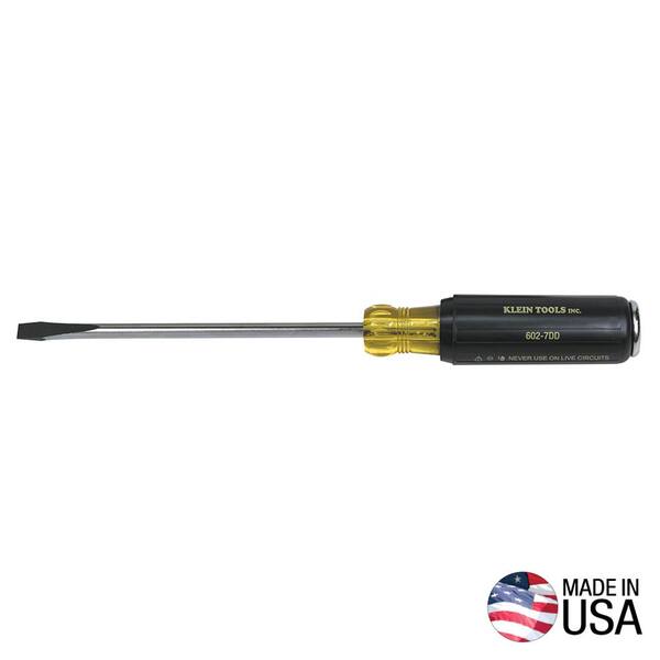 Klein Tools 5/16 in. Keystone-Tip Flat Head Demolition Driver with 6 in ...
