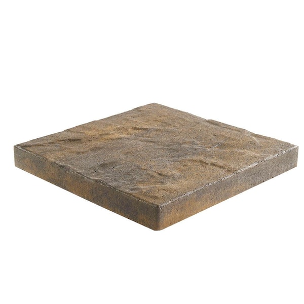 Pavestone Taverna Square 16 in. x 16 in. x 2 in. Ozark Blend Concrete ...