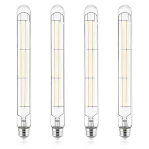 LUXRITE 60W Equivalent, Vintage T9 Long Tube LED Light Bulbs, 2700K 800 ...