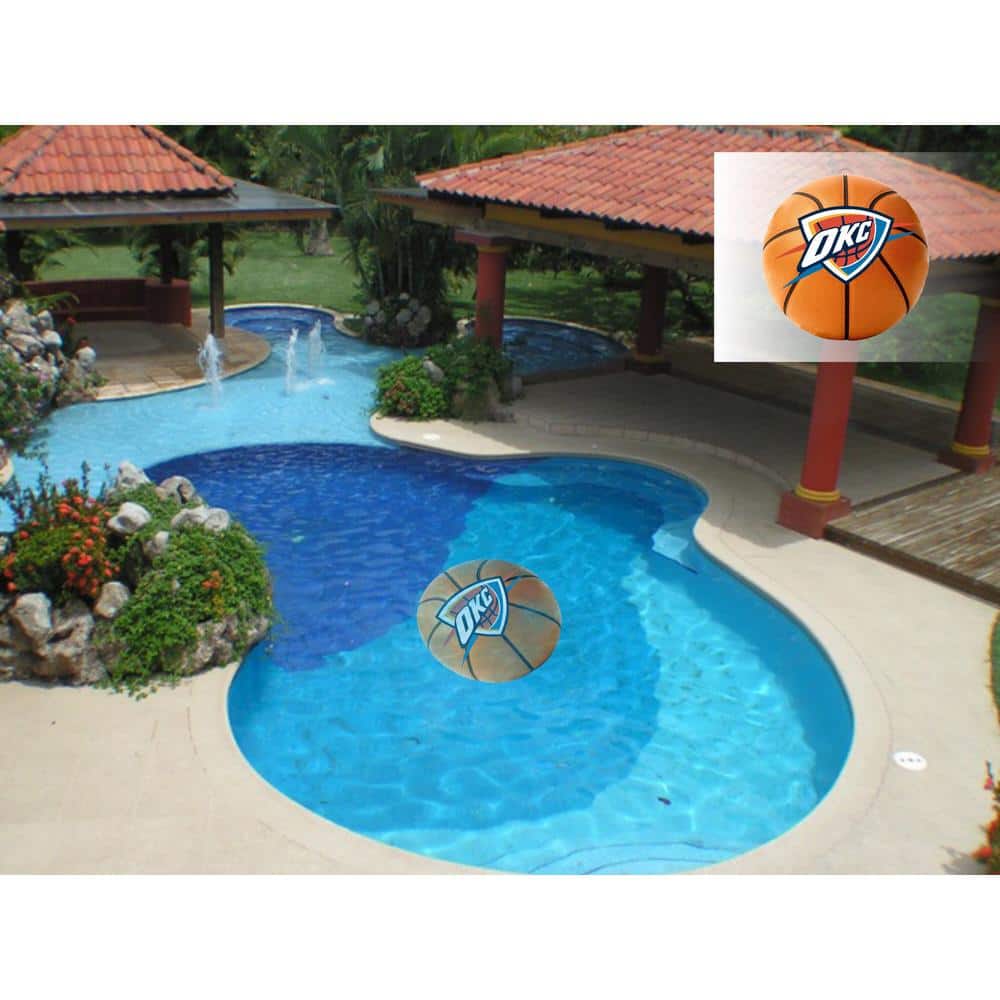 Applied Icon NBA Oklahoma City Thunder 59 in. x 59 in. Large Pool ...