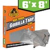 Gorilla 6 ft. W x 8 ft. L Silver Heavy Duty Tarp 97050 - The Home Depot