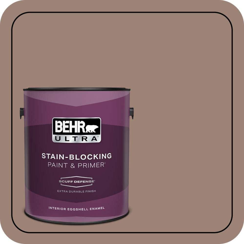 BEHR ULTRA 1 gal. #N150-4 Modern Mocha Extra Durable Eggshell Enamel ...