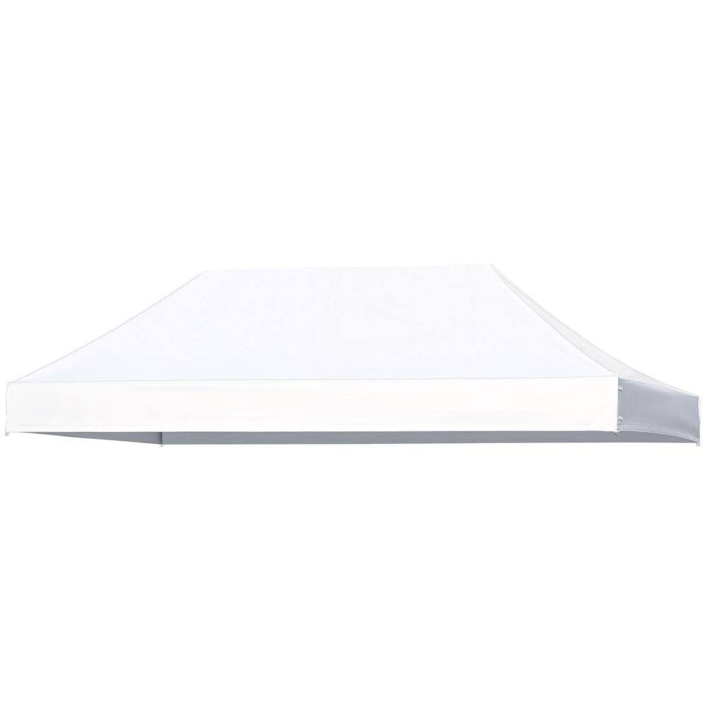 CoastShade 10 ft. x 20 ft. White Pop Up Canopy Replacement Canopy Tent ...