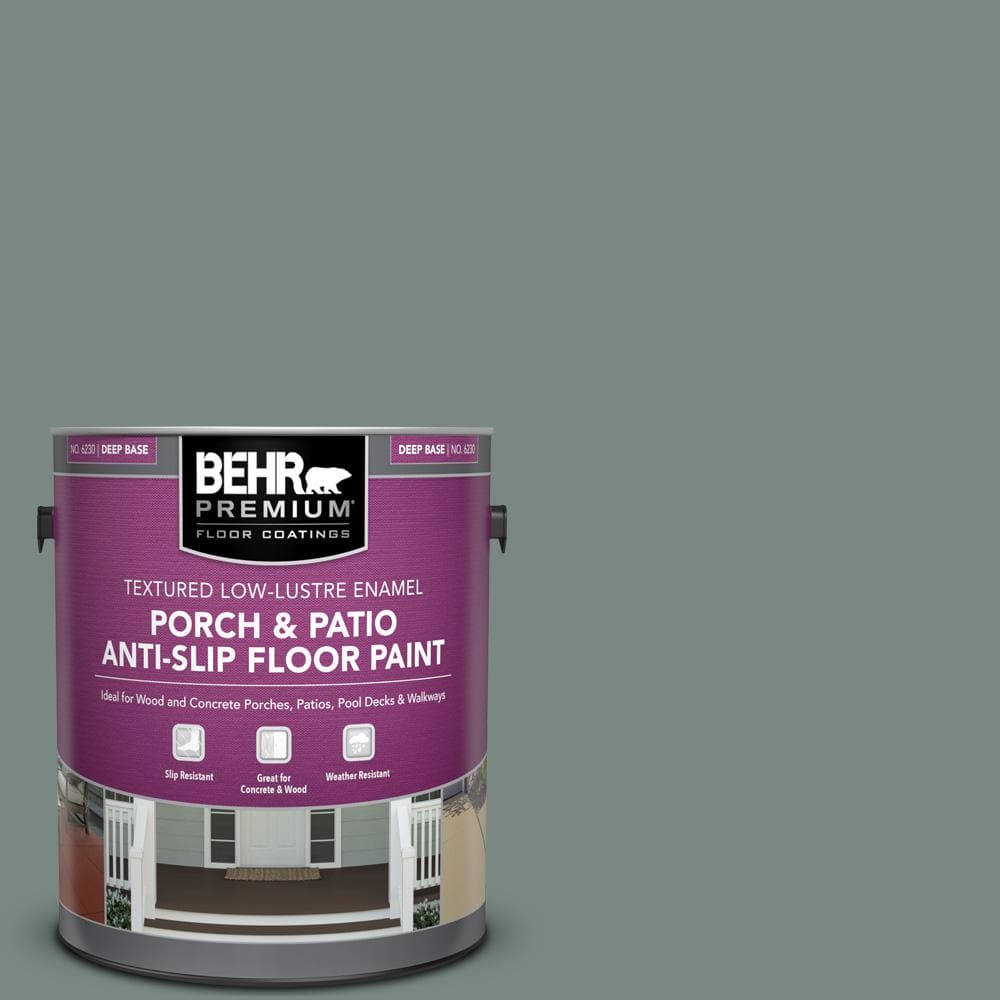 BEHR PREMIUM 1 gal. #PPU12-16 Juniper Ash Textured Low-Lustre Enamel ...