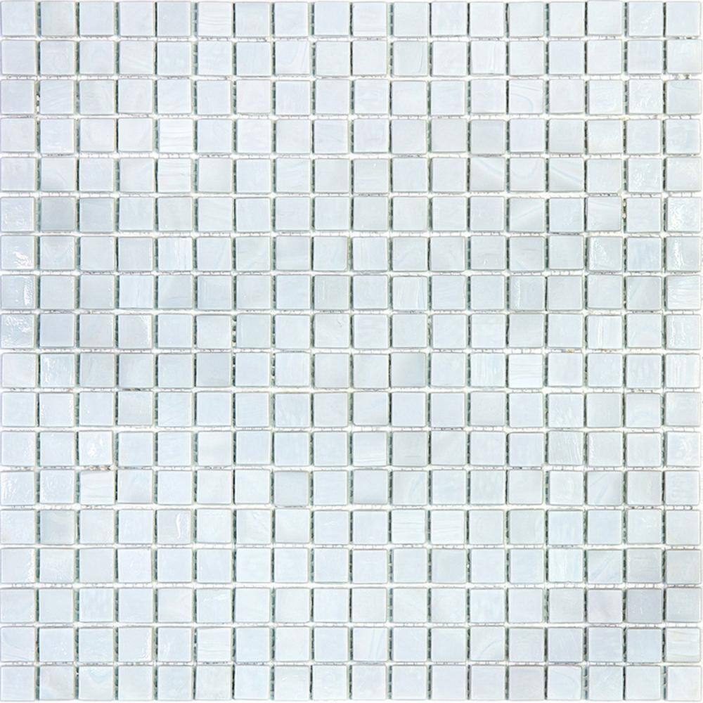 Apollo Tile Skosh 4" x 6" Glossy Dolphine Gray Glass Mosaic Uniform ...