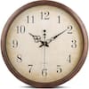 Cubilan Vintage Brown Wall Clock MM2M01 - The Home Depot