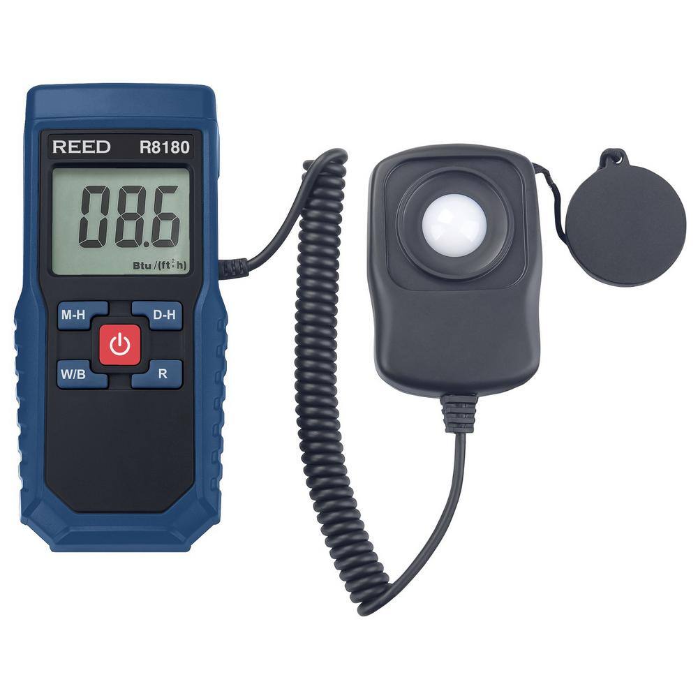 REED Instruments Solar Power Meter R8180 - The Home Depot