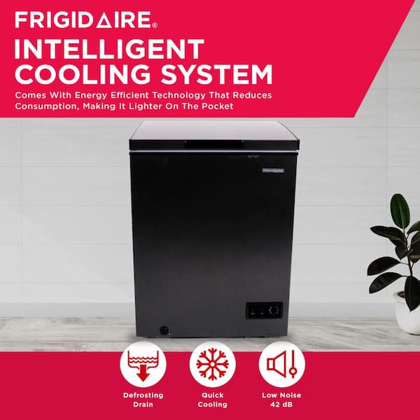 Mini Deep Freezer 3.5 Cu.ft Chest Freezer - Adjustable Thermostat Deep ...