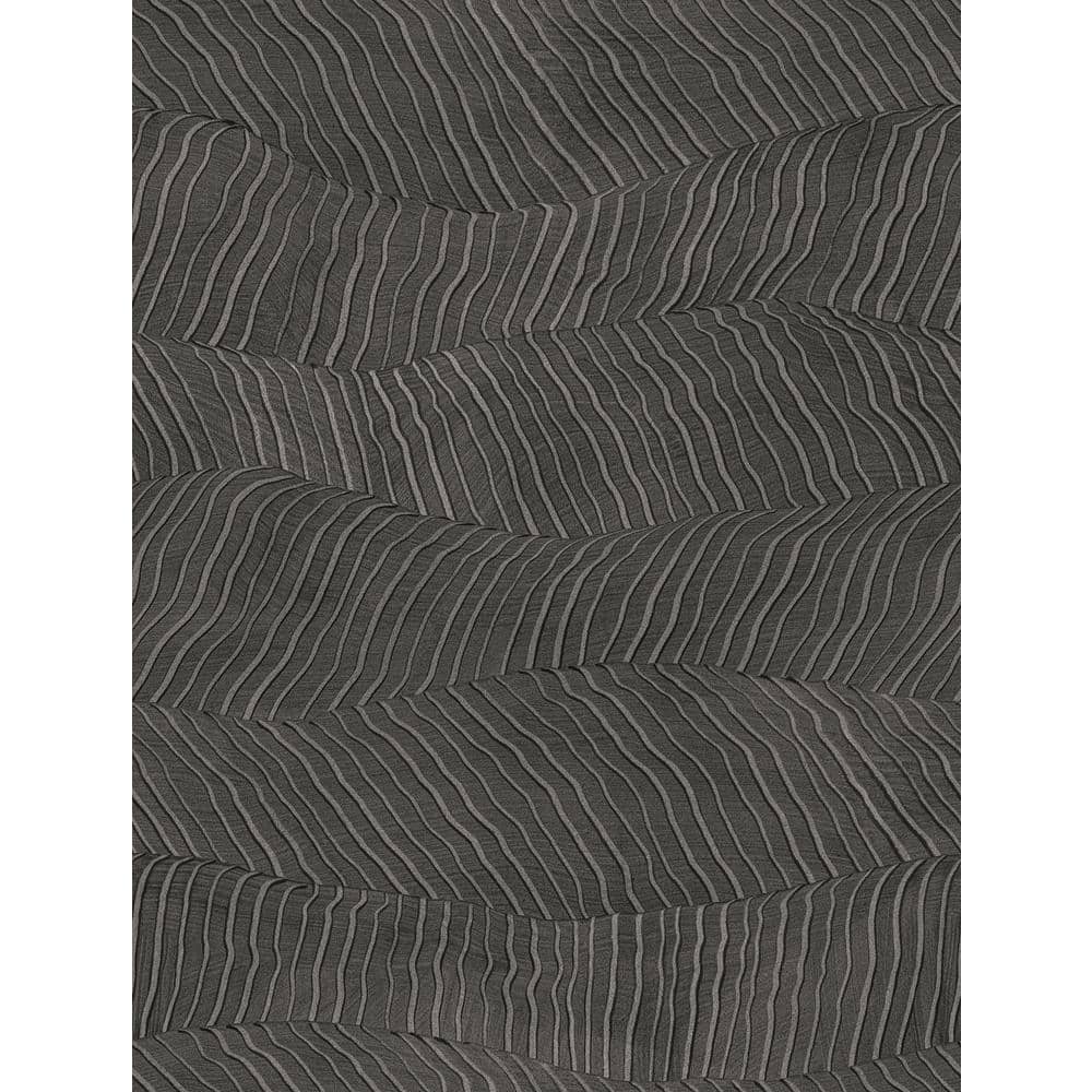 A-Street Prints Drift Grey Abstract Landscape Strippable Non-Woven ...