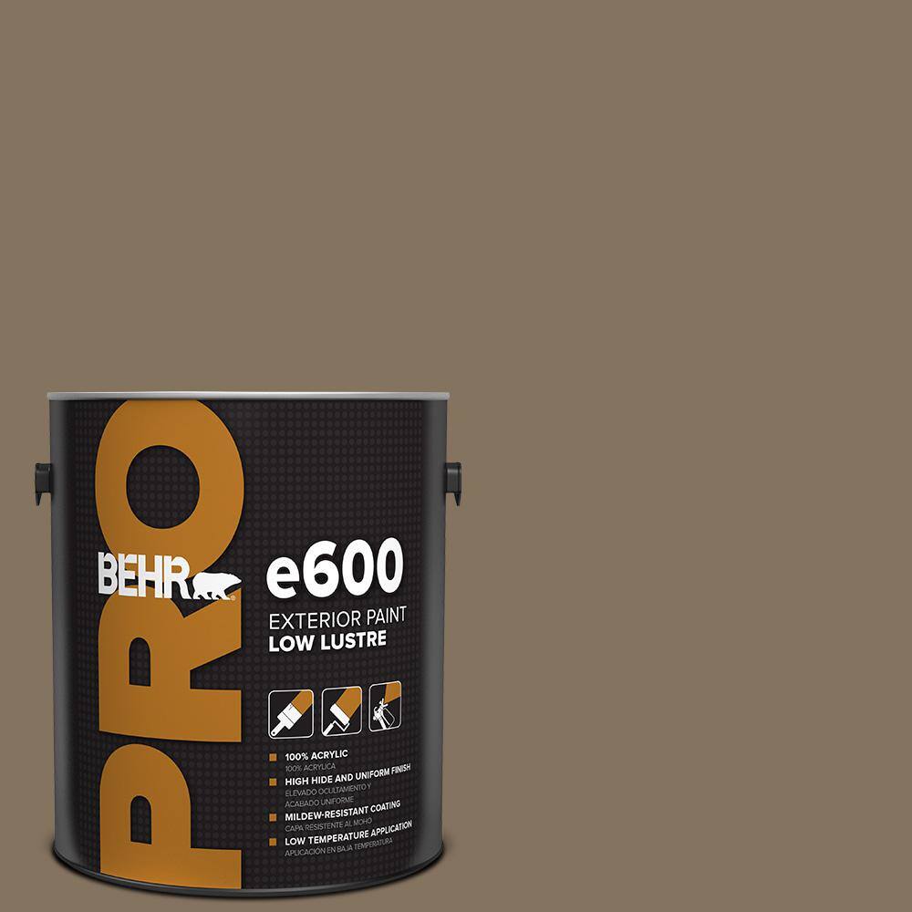 BEHR PRO 1 gal. #BXC-05 Mudslide Low Luster Exterior Paint PR62301 ...