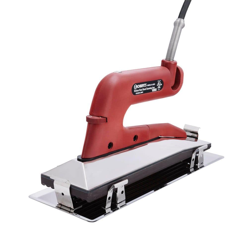 ROBERTS Deluxe Heat Bond Carpet Iron with Non-Stick, Grooved Base 10 ...