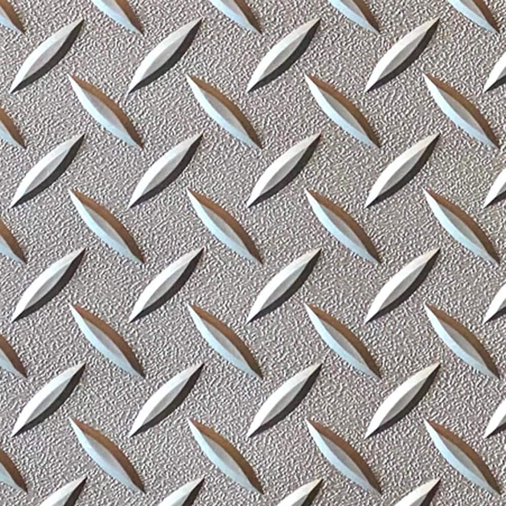 Diamond Deck Textured Slip Resistant Diamond Plate 5 ft. x 9 ft. Silver ...