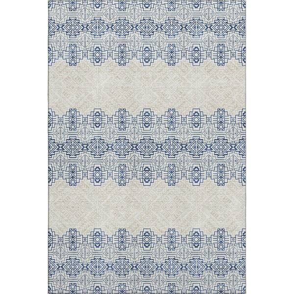 Addison Rugs Mayfield Premium Machine Washable Abstract AMF970 Navy 9 ...