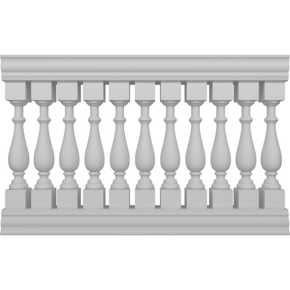 Ekena Millwork Fiberthane Traditional Balustrade 60 in. L x 41 in. H ...