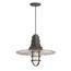Troy RLM Retro Industrial 10 in. Shade 1-Light Textured Bronze Finish ...